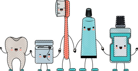 Toothbrush Floss Emoji Vector Images (84)