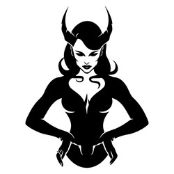 She Devil Silhouette
