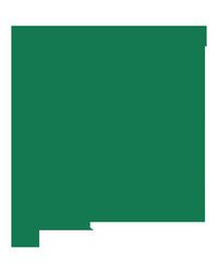 Map of the us state new mexico Royalty Free Vector Image