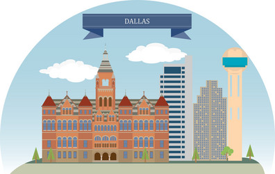 Dallas Skyline Vector Images (over 340)