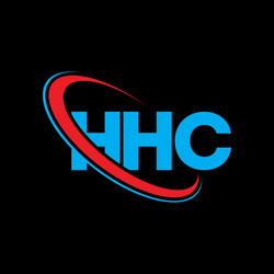 Hhc circle letter logo design Royalty Free Vector Image