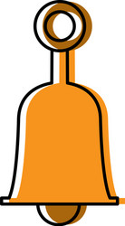 Restaurant bell service Royalty Free Vector Image