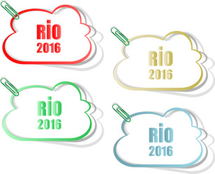 Rio Olympics Brochures with Abstract Background Vector Images (89)