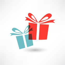 Colorful gift box Royalty Free Vector Image - VectorStock