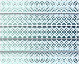 Gradation ornament pattern design background Vector Image