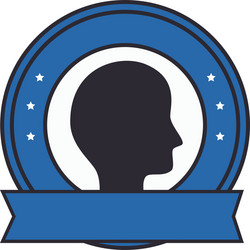 School emblem frame icon Royalty Free Vector Image