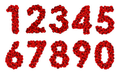 Rose Numbers Vector Images (over 1,500)