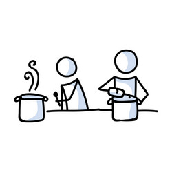 Stickman Cook Vector Images (over 140)