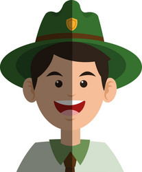 Forest ranger icon Royalty Free Vector Image - VectorStock