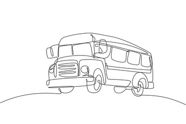 School Bus Line Drawing Vector Images (over 880)