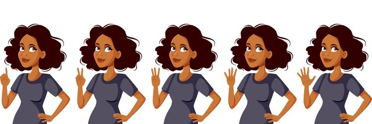 Number Five Cartoon Character Vector Image Vector Images (over 1,100)