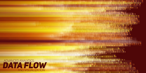 Big Data Visualization Royalty Free Vector Image