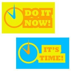 Clock face cartoon educational worksheet Vector Image