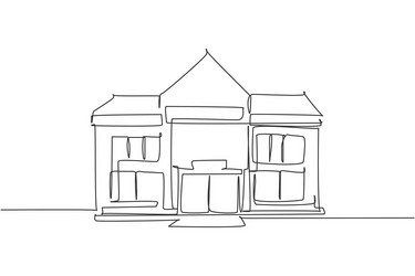 School Building Line Drawing Vector Images (over 1,600)
