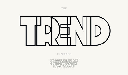 Kids font 3d bold colorful style Royalty Free Vector Image