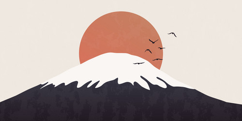 Minimalist Mountain Vector Images (over 9,500)