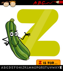 Letter Z Cartoon Alphabet for Children Vector Images (over 1,600)