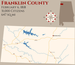 Alabama County Map Vector Images (over 1,300)