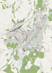 Map of the city orsha belarus Royalty Free Vector Image