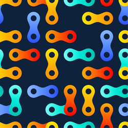 Roadn and sign seamless pattern roads and road Vector Image