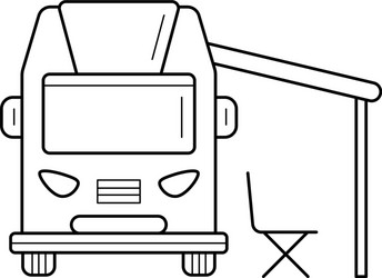 Motorhome Line Drawing Vector Images (over 250)