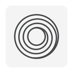 Steel roll icon Royalty Free Vector Image - VectorStock