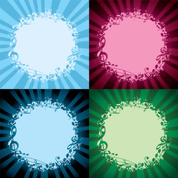 Circle Music Staff Vector Images (over 130)