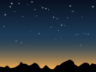 Dawn sky Royalty Free Vector Image - VectorStock
