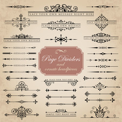 Chapter Ornaments Vector Images (over 220)