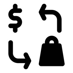 Barter system of exchanging goods Royalty Free Vector Image