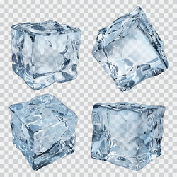 Ice cubes Royalty Free Vector Image - VectorStock