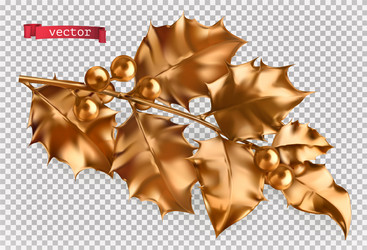 Christmas Holly Gold Vector Images (over 8,500)
