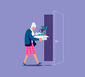 Job reduction metaphor Royalty Free Vector Image