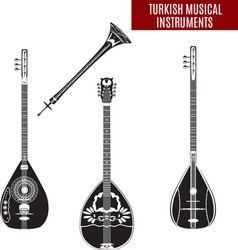 Baglama Saz Vector Images (85)