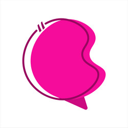 Bubble text box Royalty Free Vector Image - VectorStock