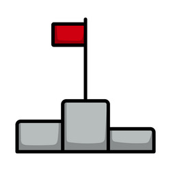 Continuous one line drawing fearless brave arabic Vector Image