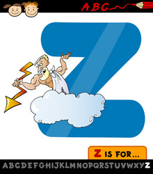 Letter Z Cartoon Alphabet for Children Vector Images (over 1,600)