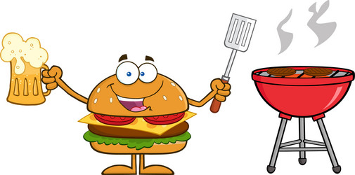 Hamburger Animation Toons Vector Images (44)