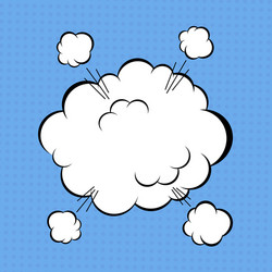 Frame boom comic book explosion Royalty Free Vector Image