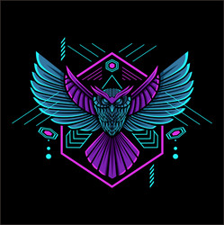 Neon Eagle Logo Vector Images (over 140)