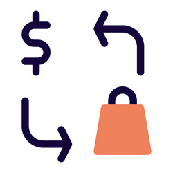 Barter system of exchanging goods Royalty Free Vector Image