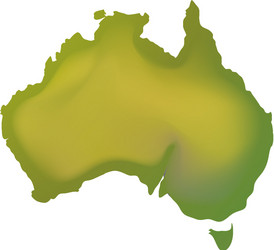Geometric australia map Royalty Free Vector Image