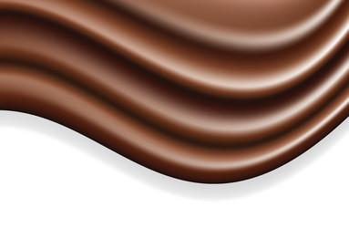 Chocolate waves Royalty Free Vector Image - VectorStock
