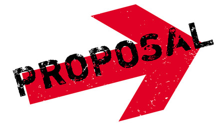 Proposal rubber stamp Royalty Free Vector Image