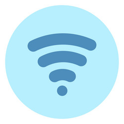 Wifi router wireless internet connection icon Vector Image