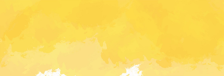 Yellow watercolor background for your design Vector Image
