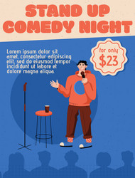 Stand Up Comedy Banner Vector Images (over 310)
