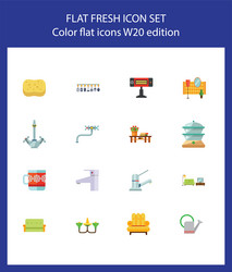 Household icon set Royalty Free Vector Image - VectorStock
