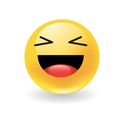 Eye popping emoticon Royalty Free Vector Image