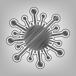 Computer Virus Sketch Vector Images (over 510)